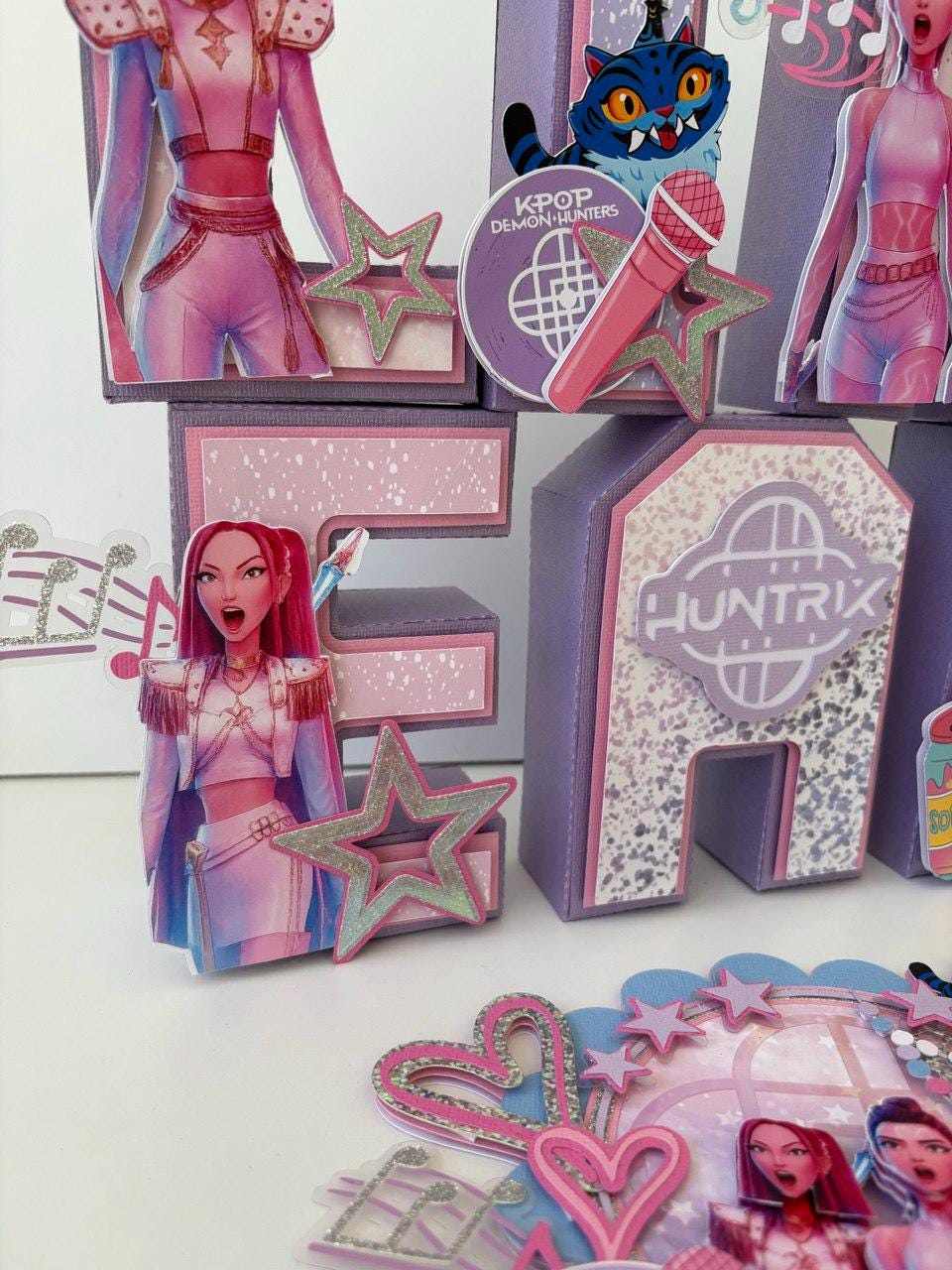 Kpop Demon Hunter 3D Letters/ Custom Party Decoration - Etsy