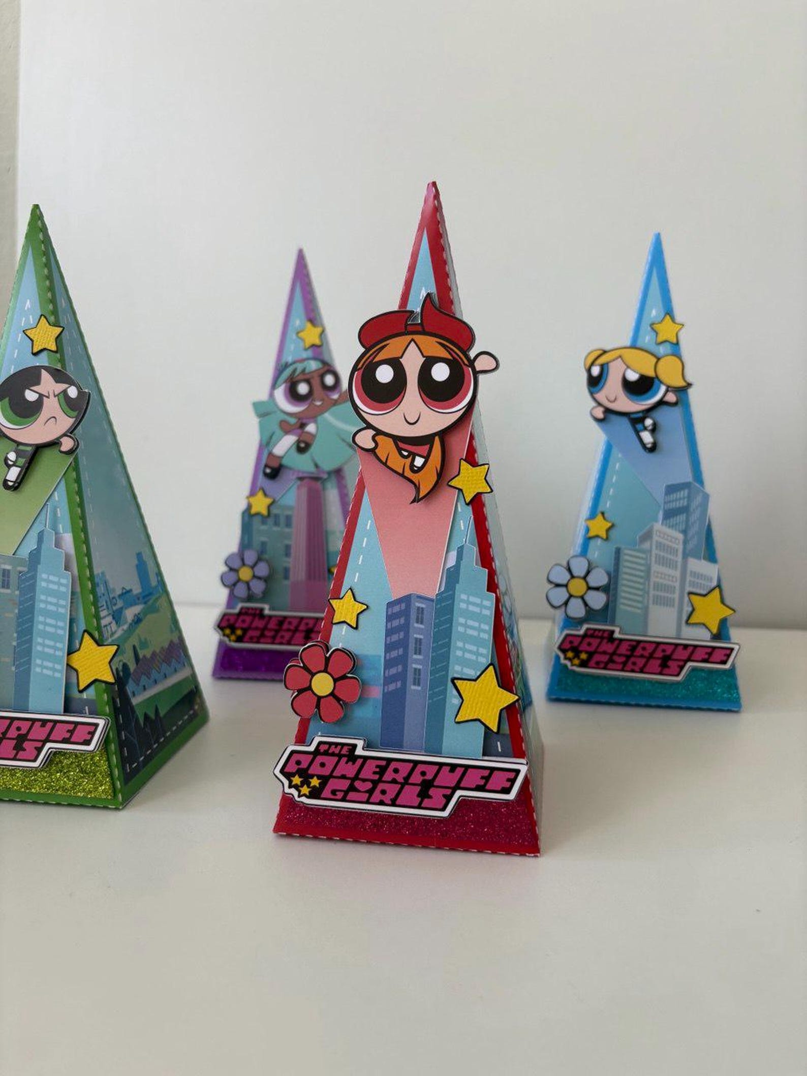 Power Puff Girls Party Favor Boxes, Custom Treat Boxes - Etsy
