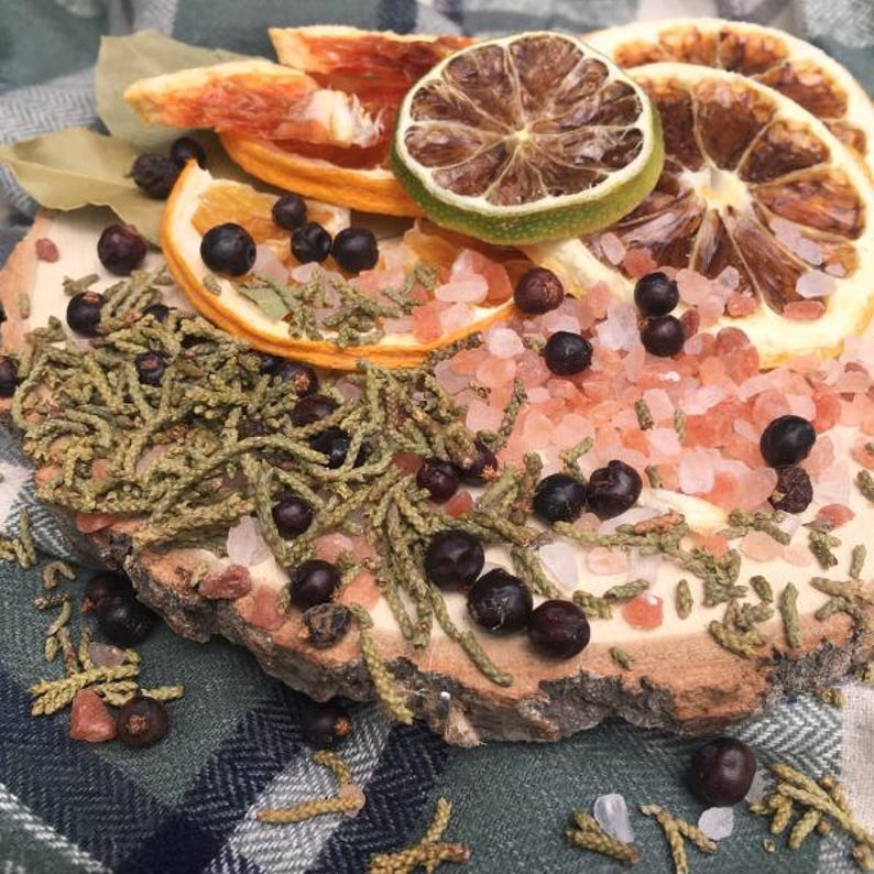 Juniper Citrus Simmer Pot, Lemon Piney Simmer Blend, Evergreen Stovetop ...