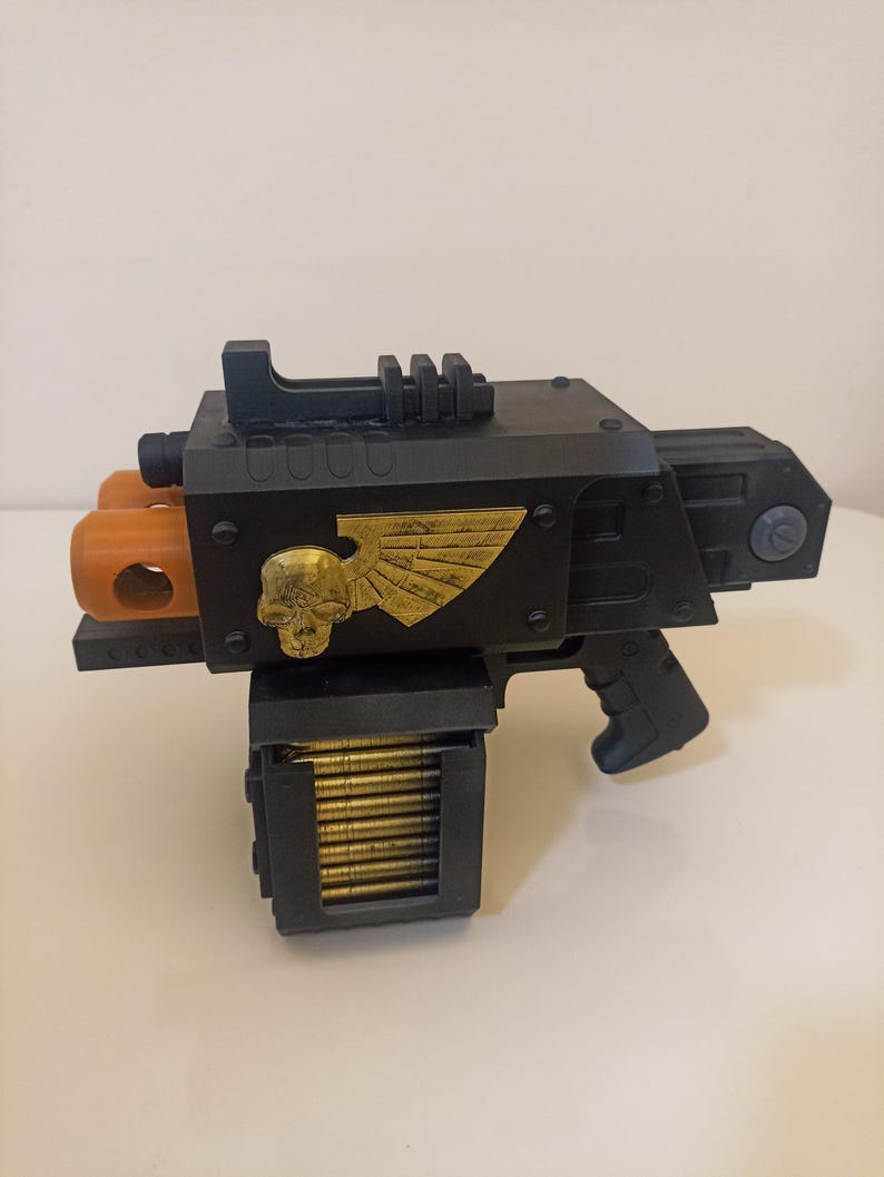 Warhammer 40K Inspired Storm Bolter Prop 3d Printed - Etsy