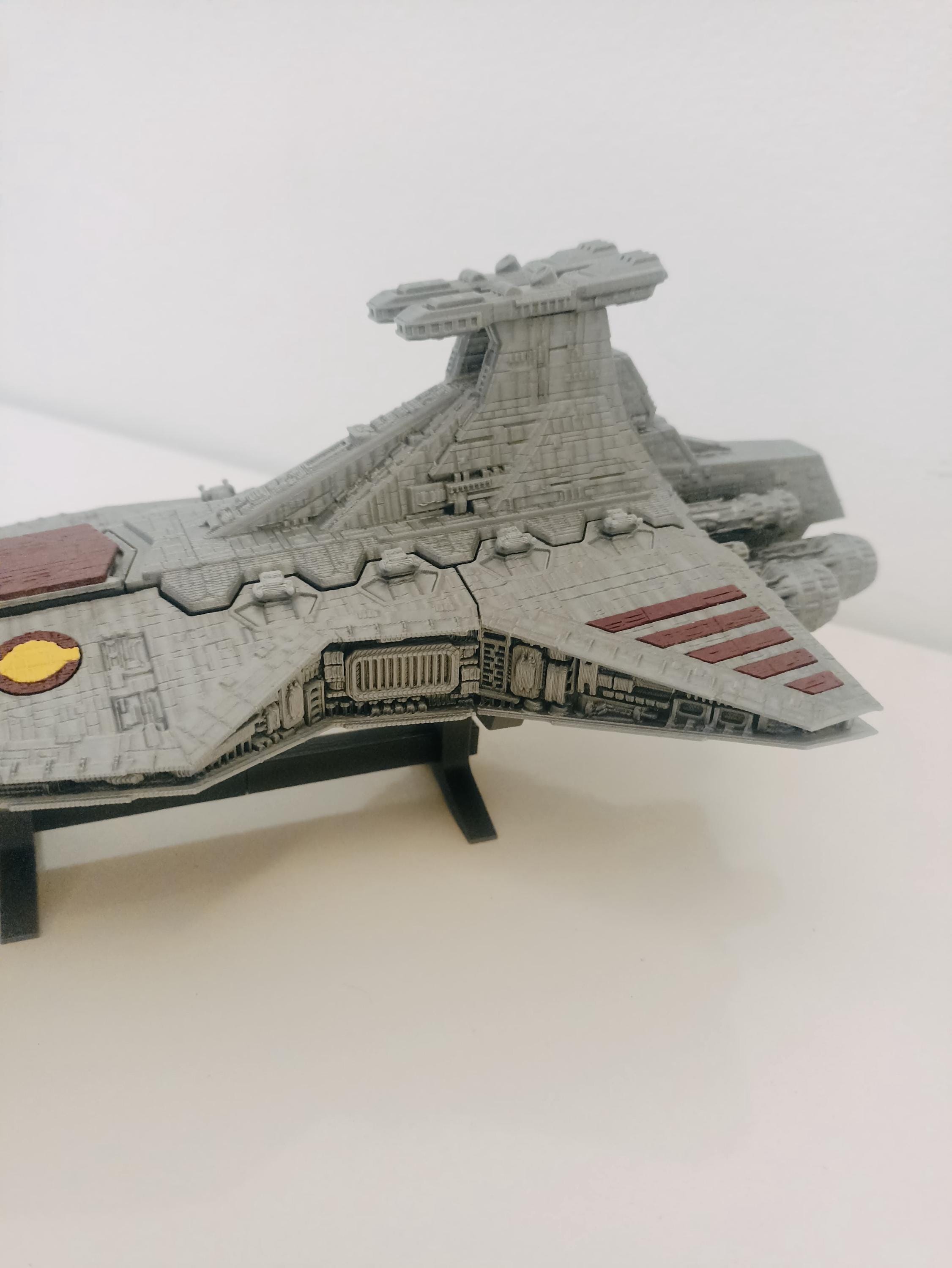 Venator Class Star Destroyer Star Wars Spaceship Base Included 3D ...