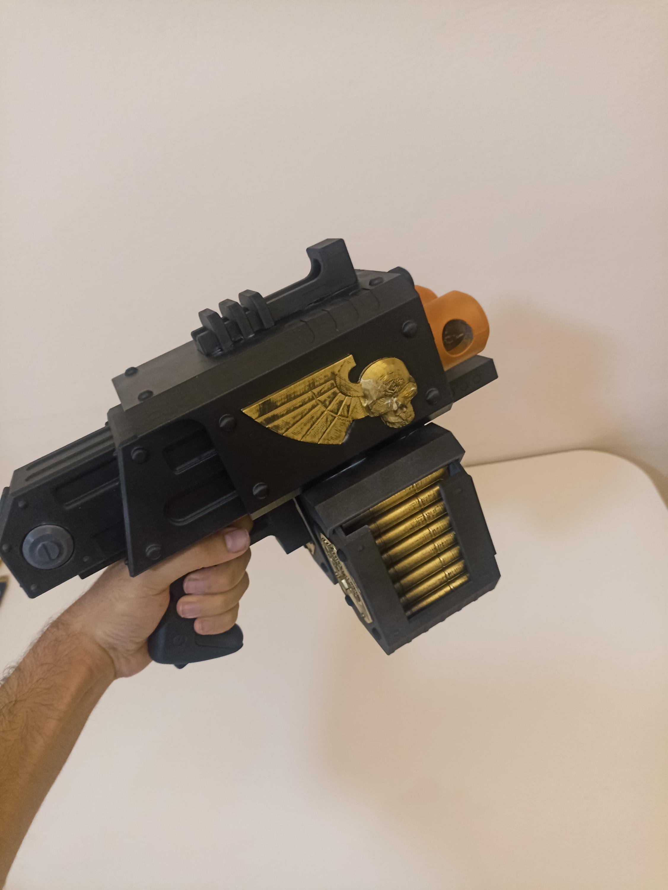 Warhammer 40K Inspired Storm Bolter Prop 3d Printed - Etsy