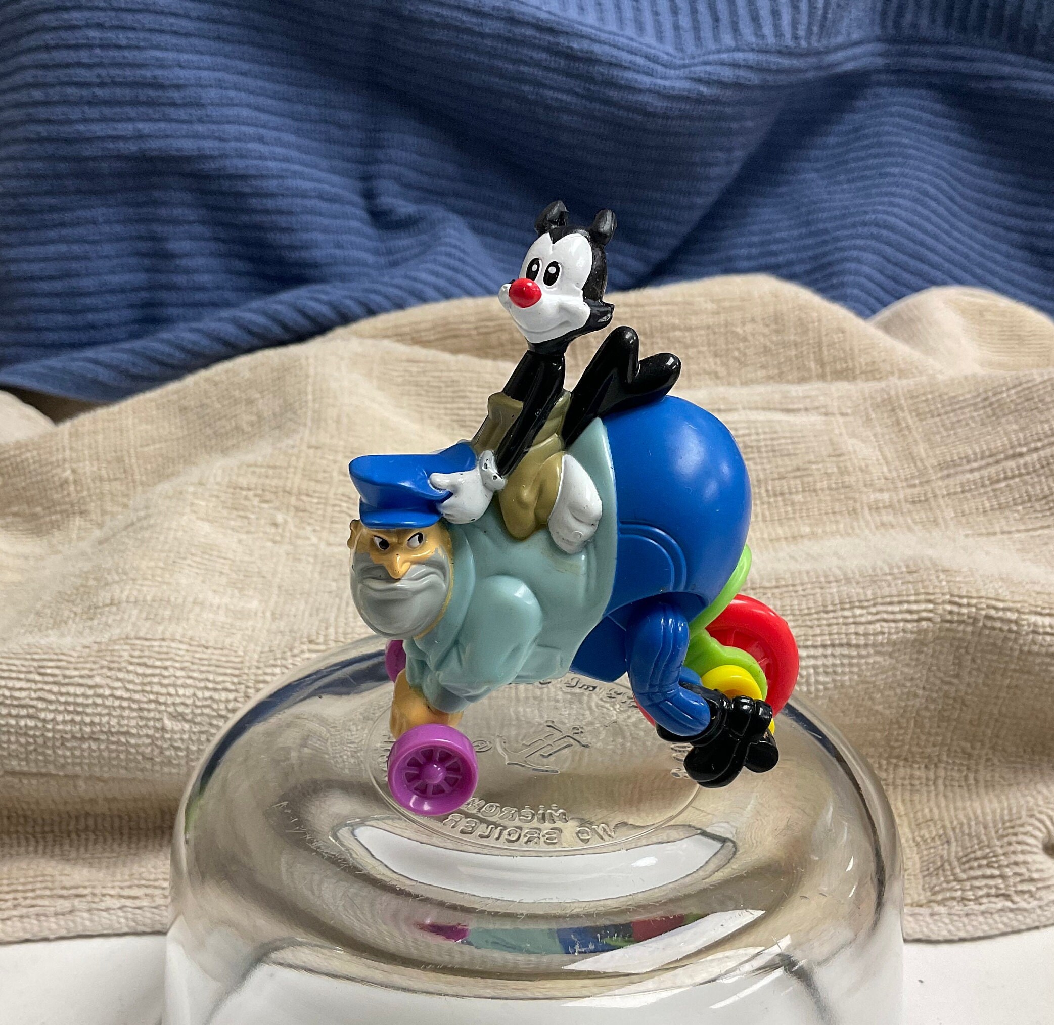 1993 Animaniacs Toy Wakko Riding Ralph T. Guard Push Tricycle Toy - Etsy