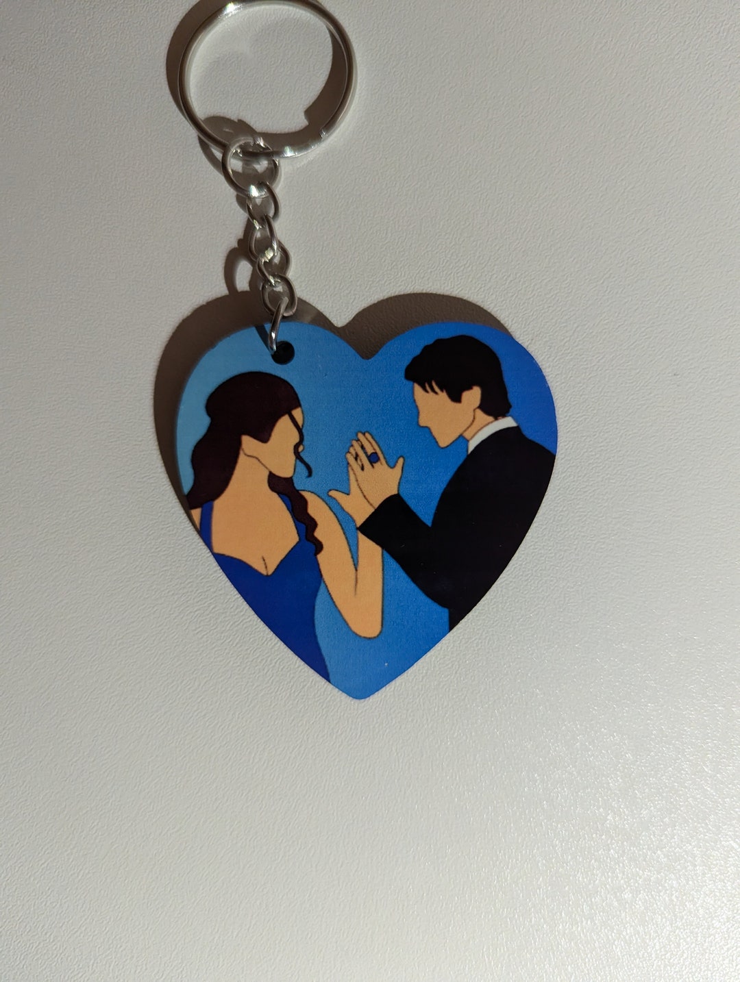 TVD Keychain Delena, Stelena and Klaroline Vampire Diaries Fan Gift - Etsy