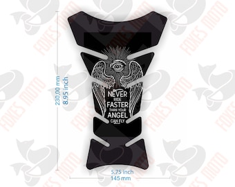 Abstract Neon Universal 3D Tank Pad Sticker Decal for Motorcycle Trike ...