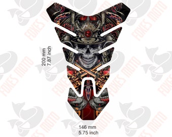 Yin Yang Fish Universal 3D Tank Pad Sticker Decal for Motorcycle or ...