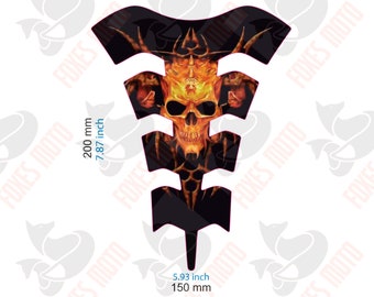 Bear Universal 3D Tank Pad Sticker Decal for Motorcycle or Trike ...