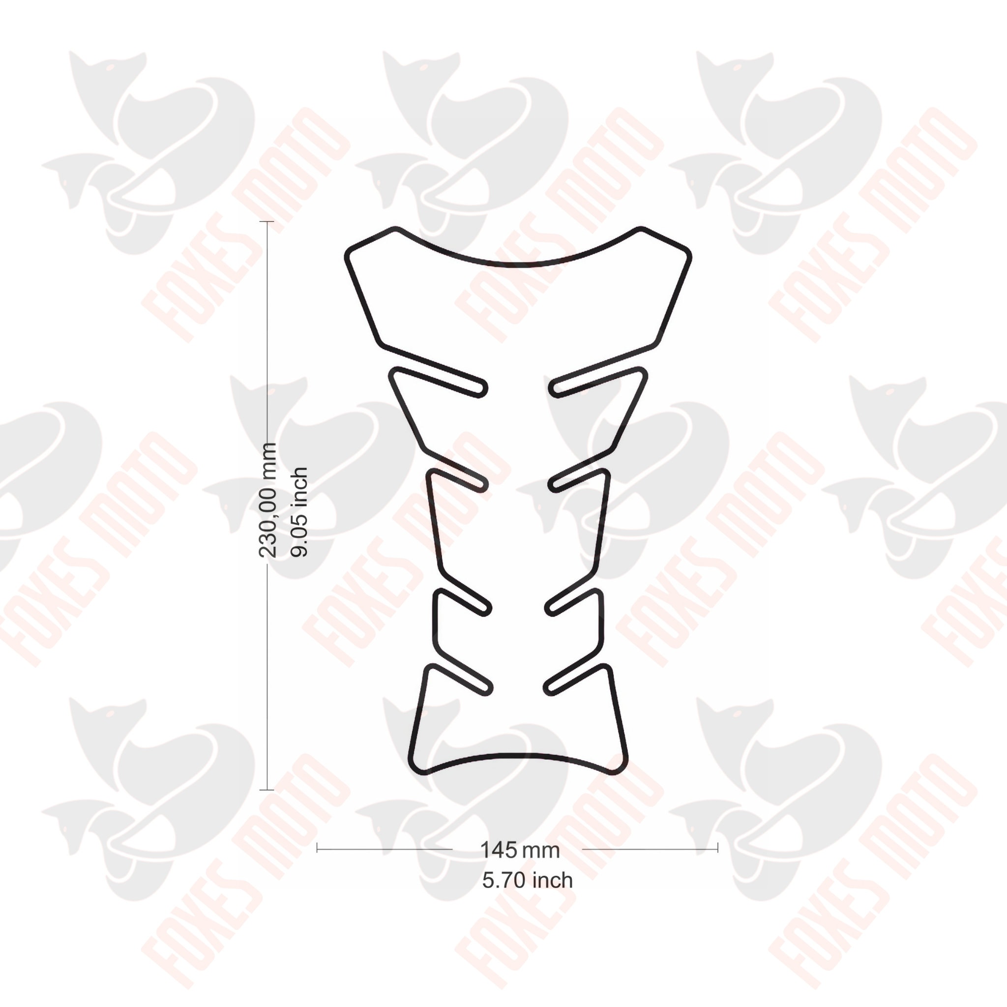 Your Image Custom Universal 3D Tank Pad Sticker Decal for Motorcycle or ...