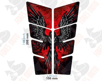 Bear Universal 3D Tank Pad Sticker Decal for Motorcycle or Trike ...