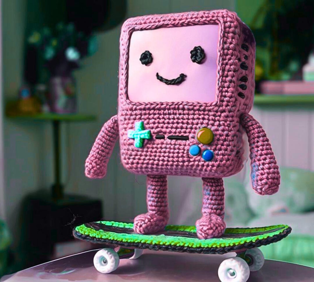Bmo Crochet Pattern Pdf Amigurumi Easter Plush Bmo Tutorial, Crochet ...