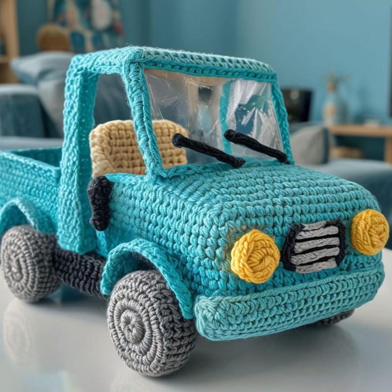 Truck Crochet Pattern - Etsy