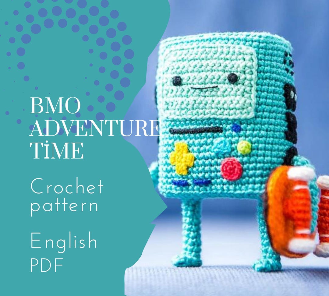 Bmo Adventure Time Crochet Pattern Pdf Amigurumi Easter Plush Bmo ...