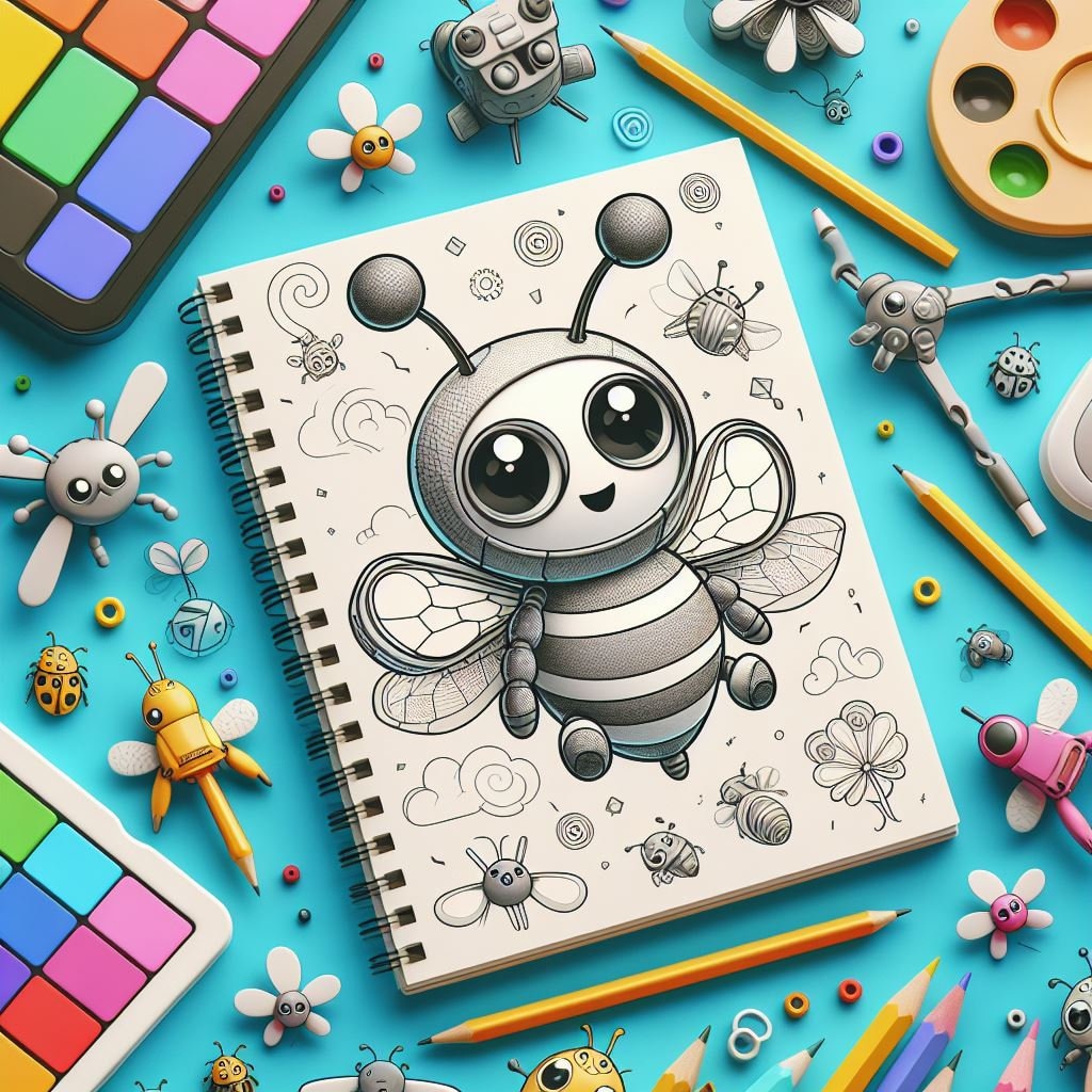 60 Cute Bug Coloring Pages for Kids, Bug Coloring Pages Insect Coloring ...