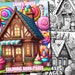 115 Enchanted Fairy House Coloring Pages, Fantasy Home Fairy Coloring ...