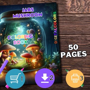 50 Jar Coloring Book, Jar Coloring Pages, Jar Coloring Jars Coloring ...