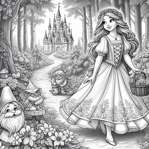 60 Princess Coloring, Coloring Pages, Book, Sheet, Fairy Tale ...