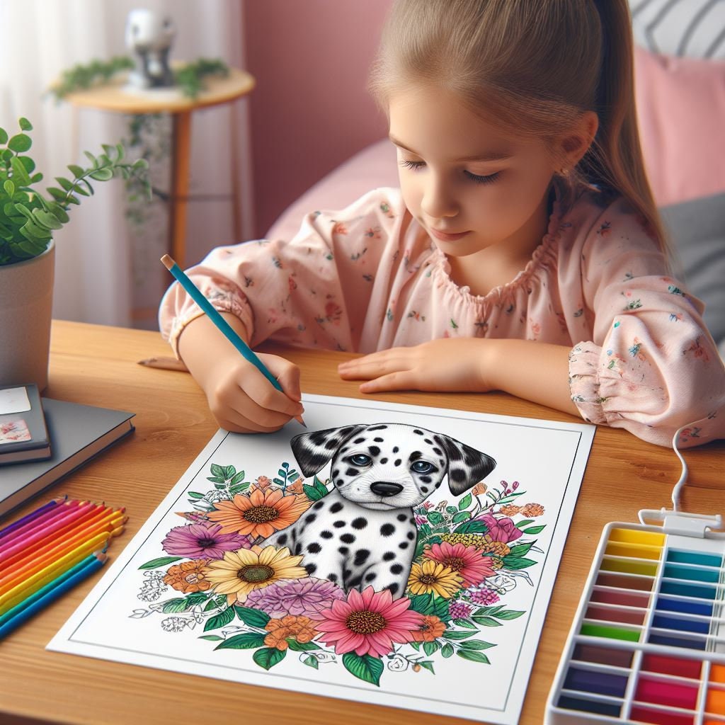 45 Dalmatian Coloring Pages, Dogs Coloring Book, Dog Coloring Pages ...