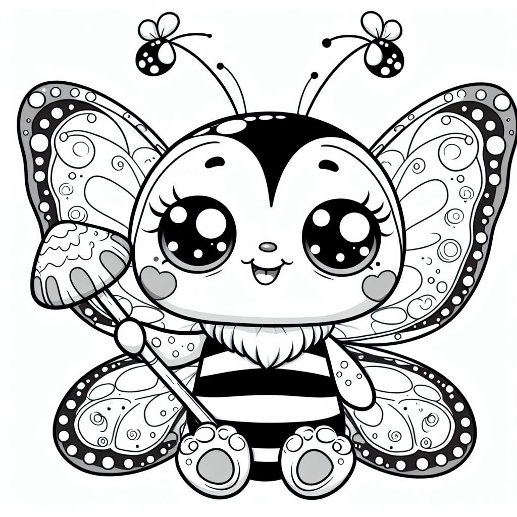 60 Cute Bug Coloring Pages for Kids, Bug Coloring Pages Insect Coloring ...