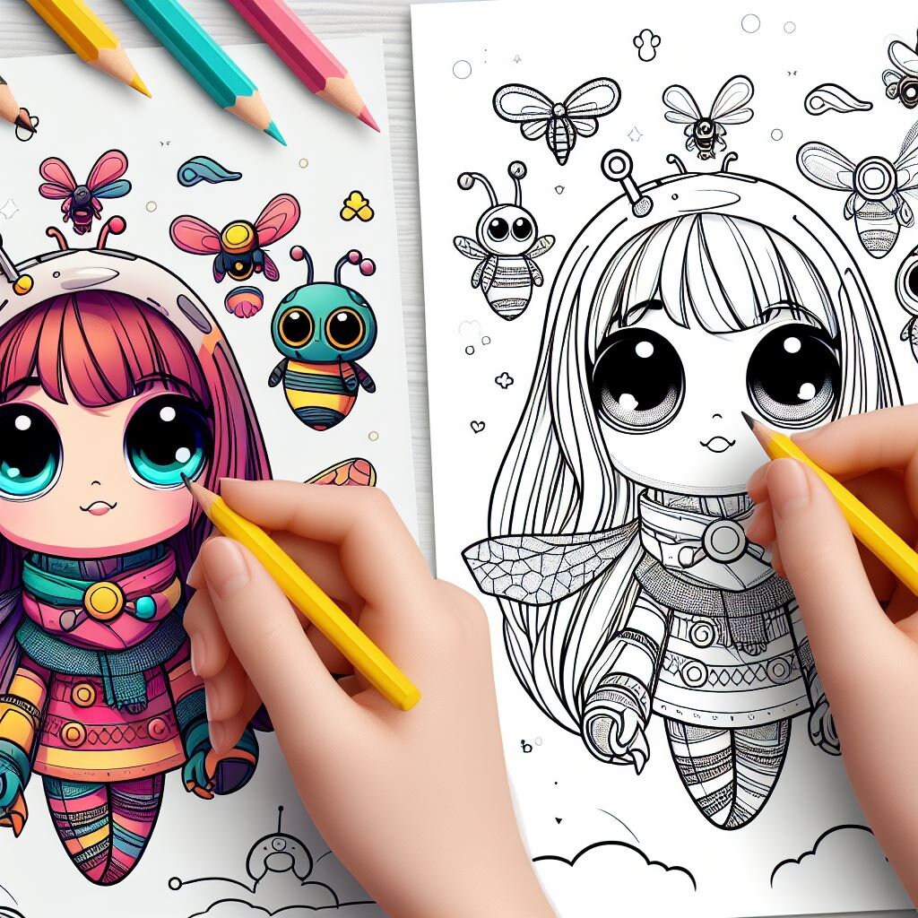 60 Cute Bug Coloring Pages for Kids, Bug Coloring Pages Insect Coloring ...