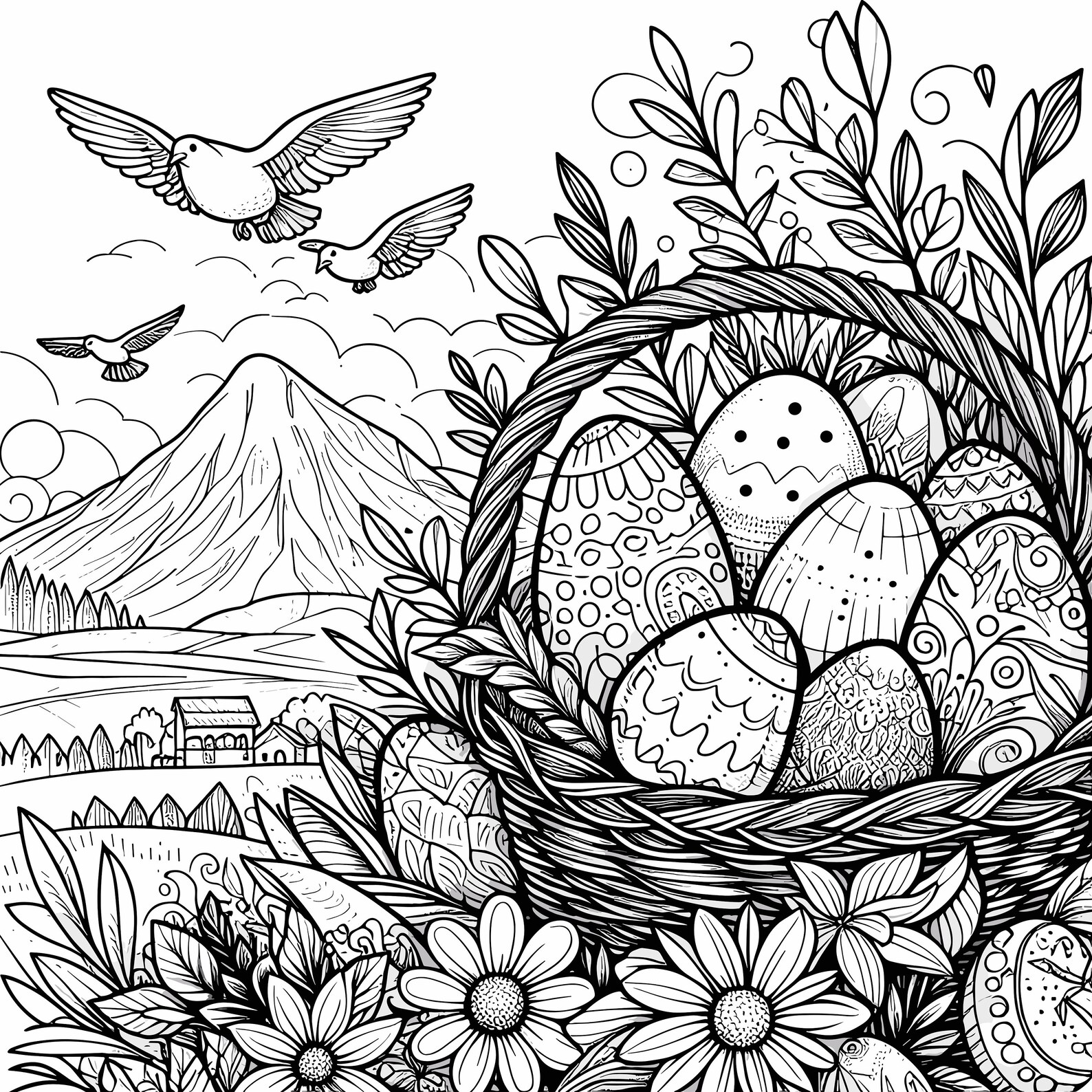100 Colorig Book, Coloring Pages, Download, Printable, Digital, Bible ...