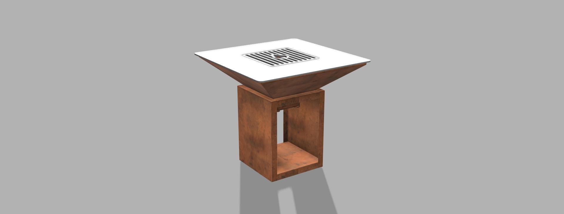 1000mmx1000mm Square Brazier Plans, DXF Files for Plasma, Laser, CNC ...