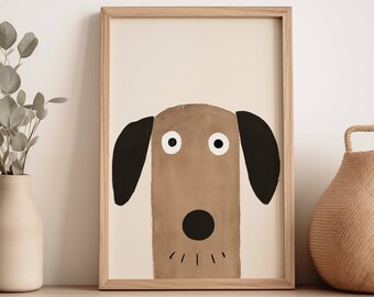 Dog Print - Etsy