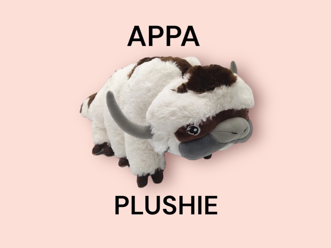 Avatar Aang Sky Bison Plushie Appa the Sky Bison Anime - Etsy