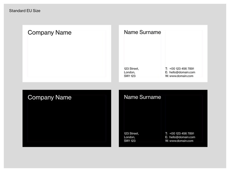 Minimal Printable Digital Download Adobe Indesign Business Card ...