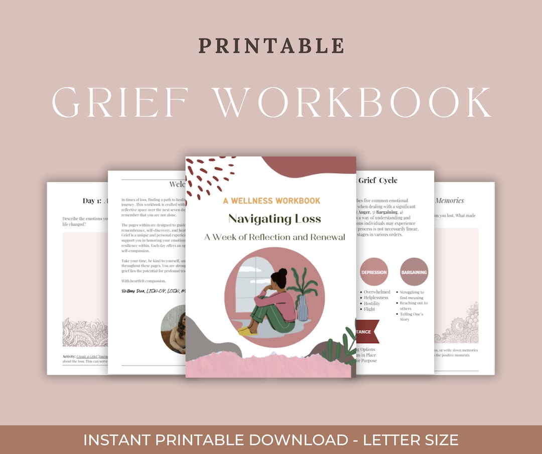 Navigating Loss: A Grief Workbook - Etsy