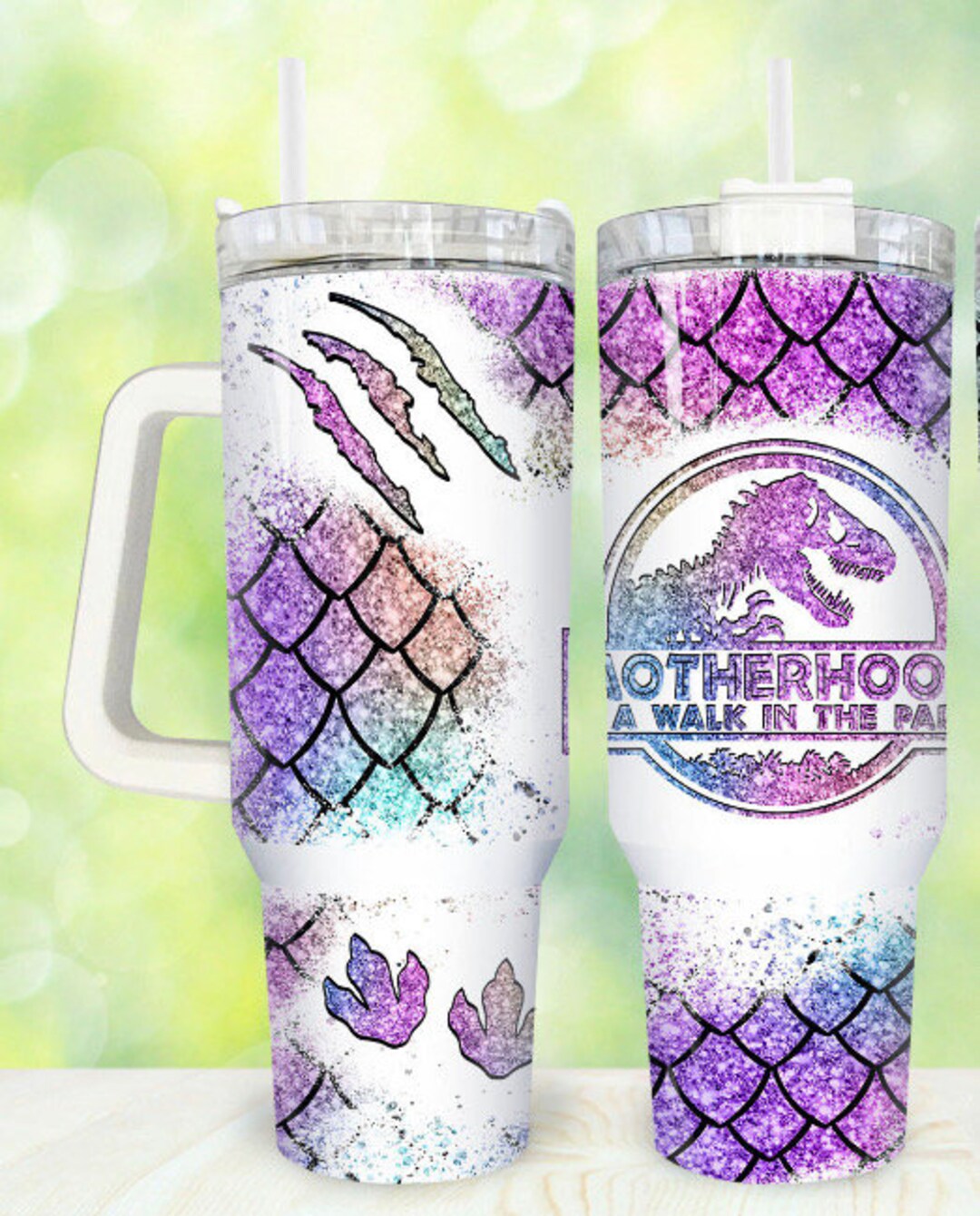 Mamasaurus-jurassic Mom 40oz Stanley Dupe - Etsy