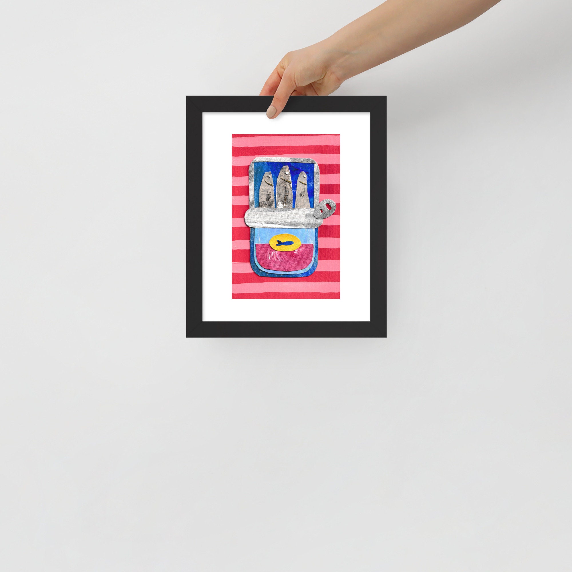 Summer Sardine Collage / Fine Art Print - Etsy