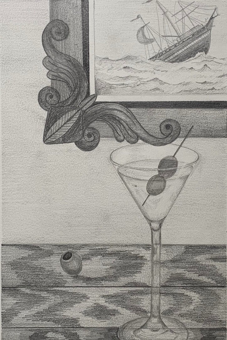 Custom Hand-drawn Still Life - Graphite Drawing - Frame Not Included - Etsy