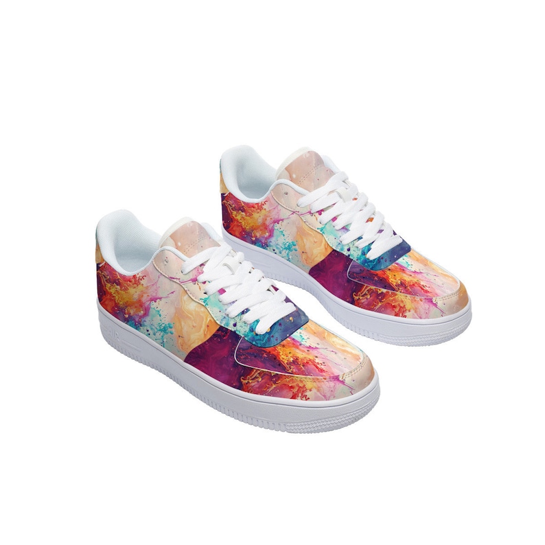 Custom Splatter Paint Air Force 1 Inspired Shoes (NOT AF1 ...