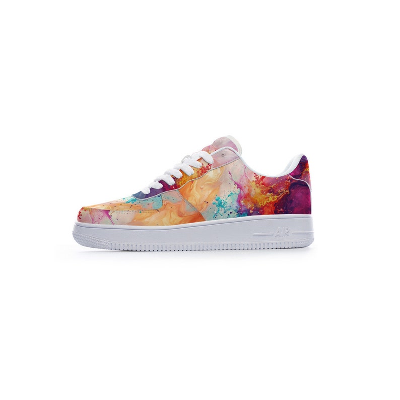Custom Splatter Paint Air Force 1 Inspired Shoes (NOT AF1 ...