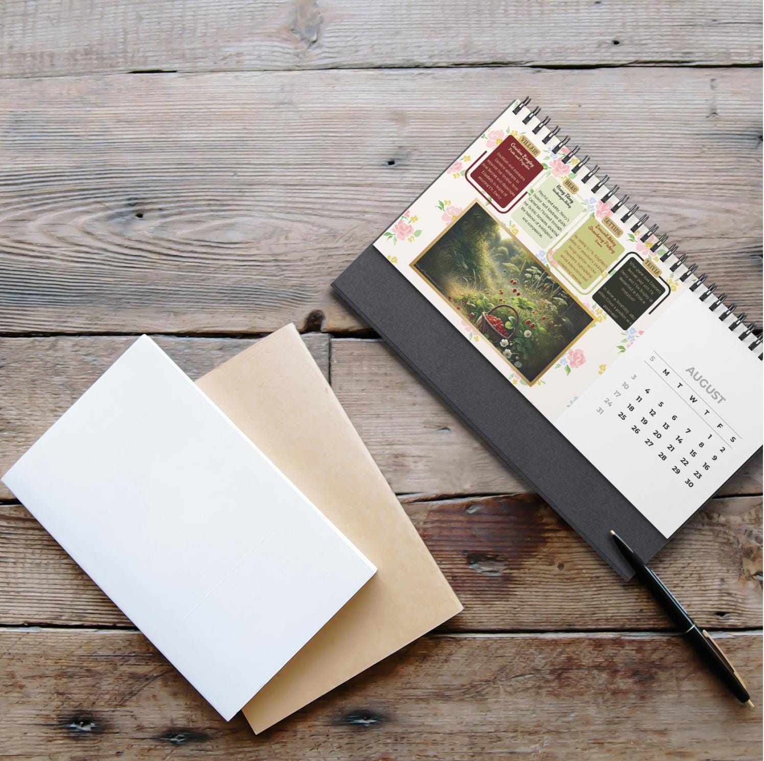 Jane Austen Desktop Calendar -- Year Full of Fun Trivia & Beautiful ...