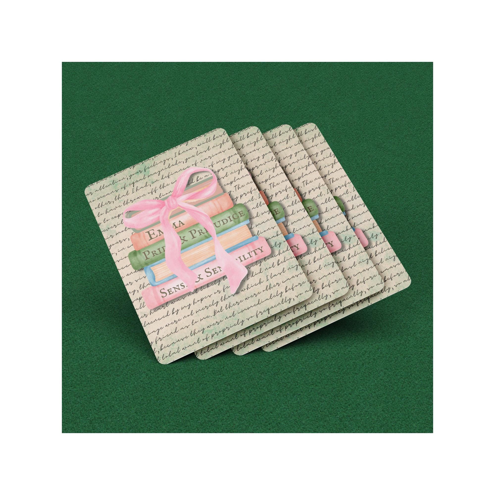 Jane Austen Novels Playing Cards -- Cute Literary Gift! - Etsy