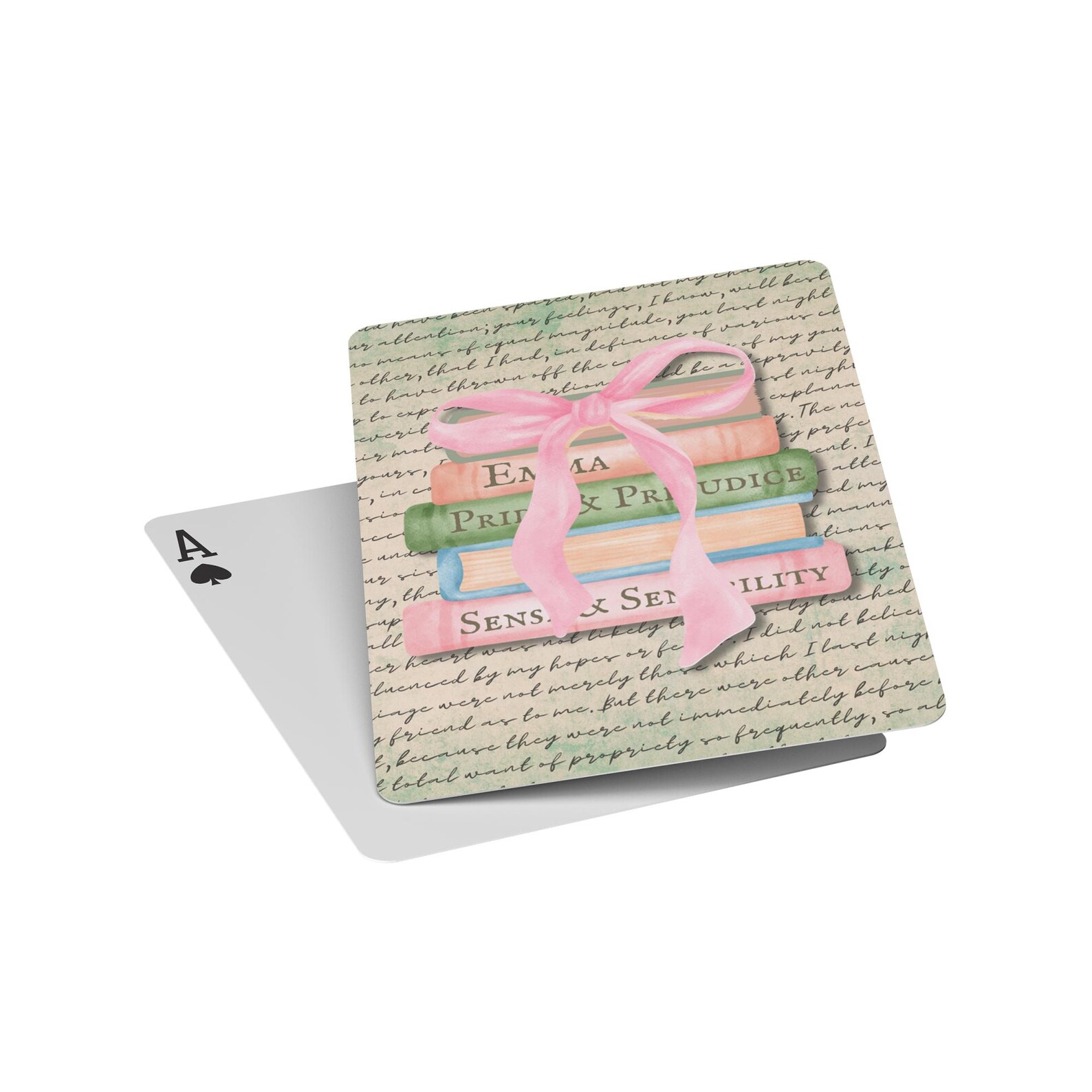 Jane Austen Novels Playing Cards -- Cute Literary Gift! - Etsy