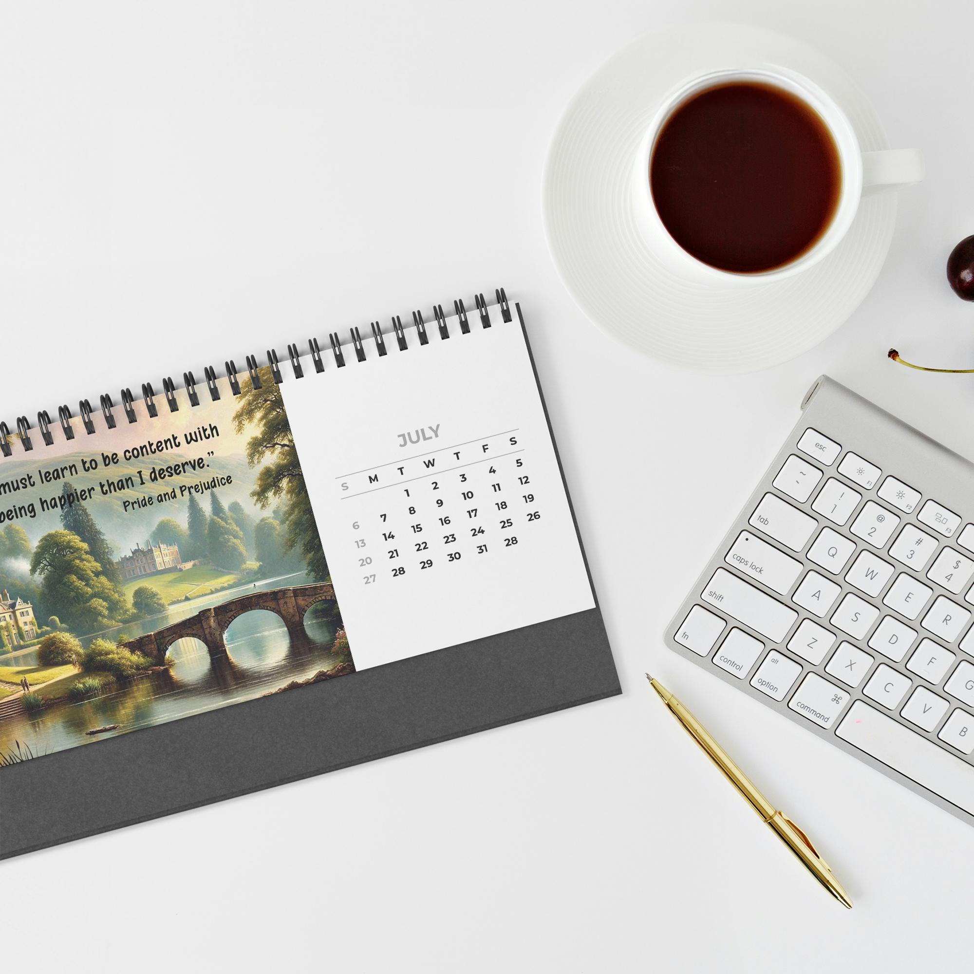 Jane Austen Desktop Calendar -- Fun Quotes and Beautiful Artwork for ...