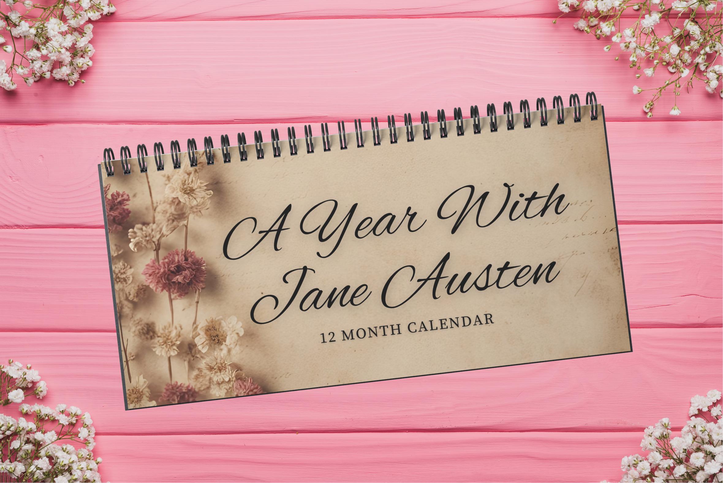 Jane Austen Desktop Calendar -- Year Full of Fun Trivia & Beautiful ...