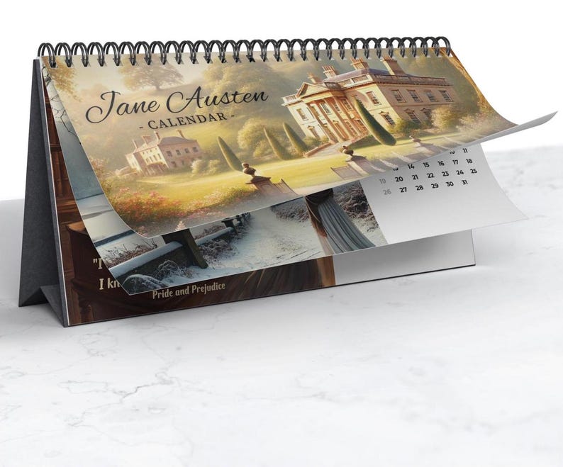 Jane Austen Desktop Calendar -- Fun Quotes and Beautiful Artwork for ...
