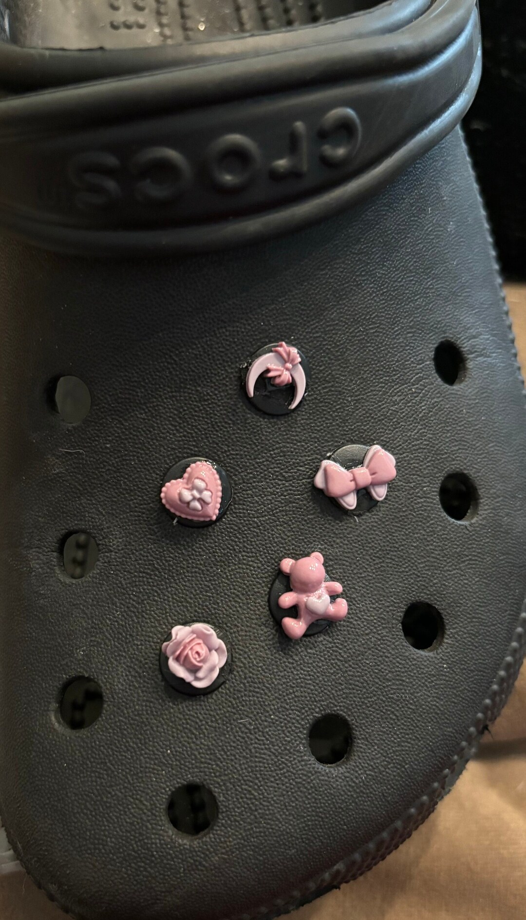 Perfect Purple Croc Buttons set of 5 - Etsy