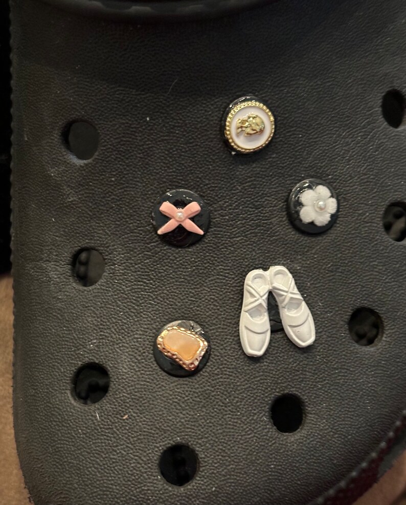 Ballet Inspired Croc Buttons (set of 5) - Etsy