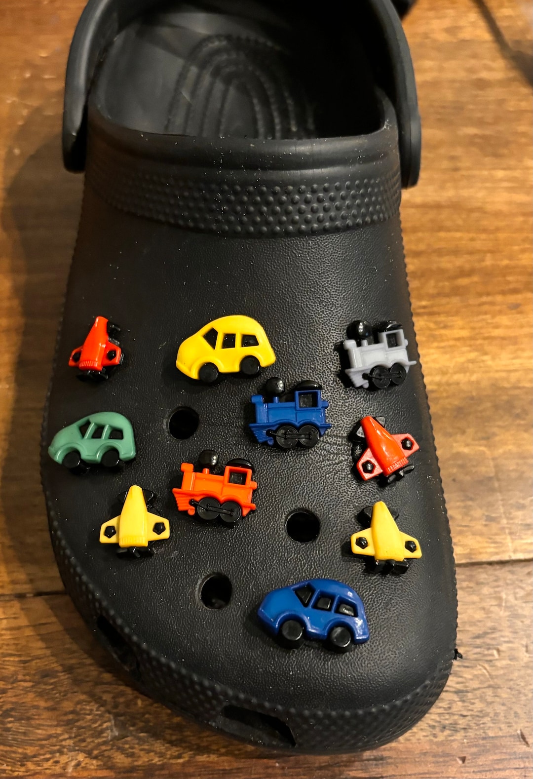 Cars & Trains and Things That Go Croc Buttons - Etsy