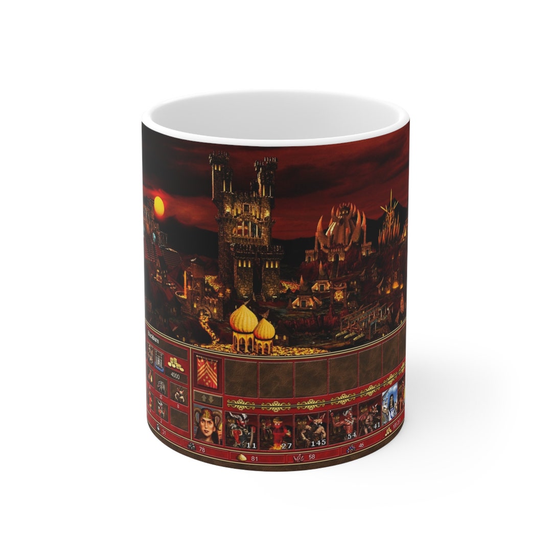 Ceramic Mug Heroes of Might and Magic Inferno Faction - Etsy