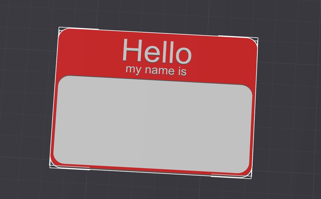 STL Zootopia "hello My Name is Name Tag" - Etsy