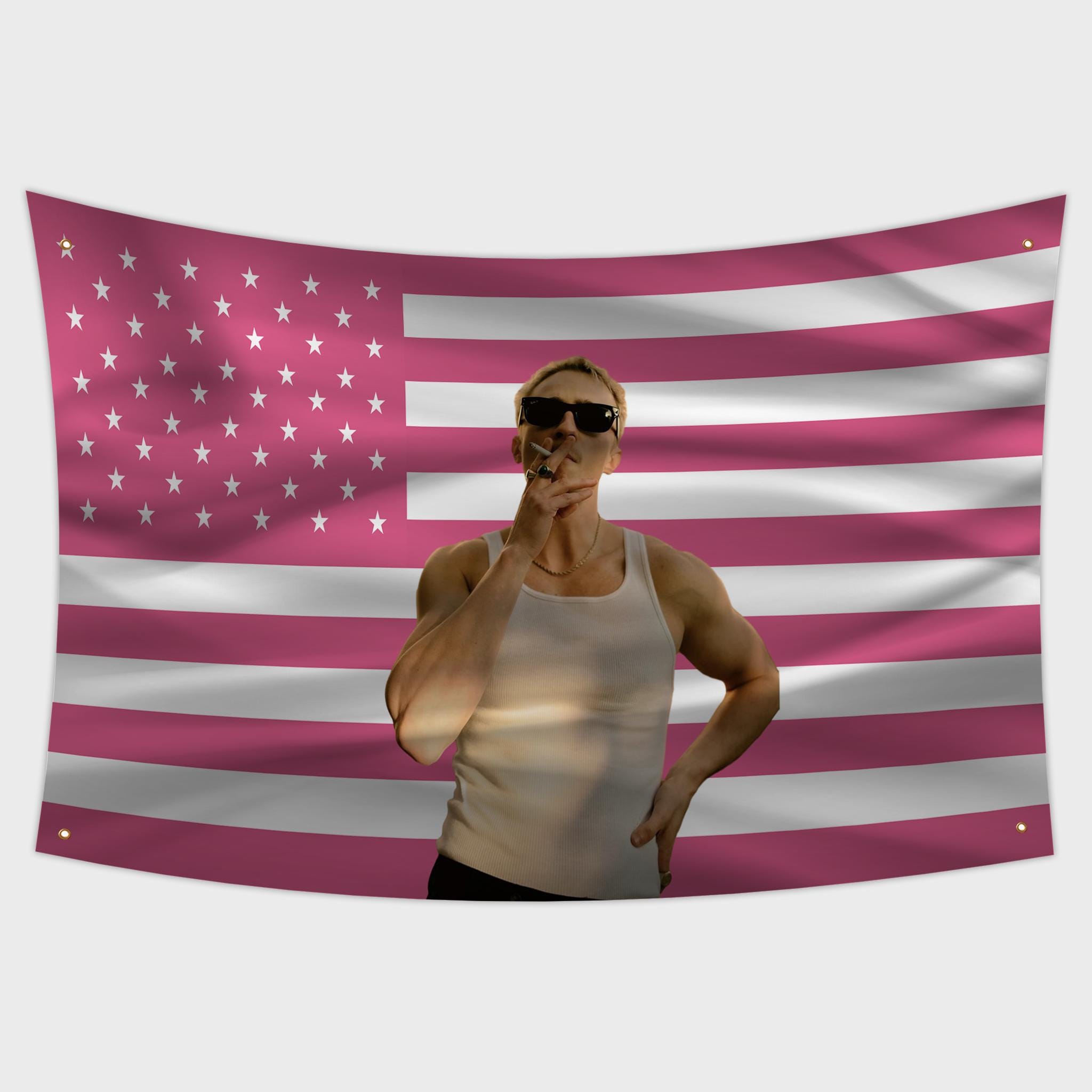 Rafe Cameron, Drew Starkey Photo Pink USA America Flag 3X5 Ft ...