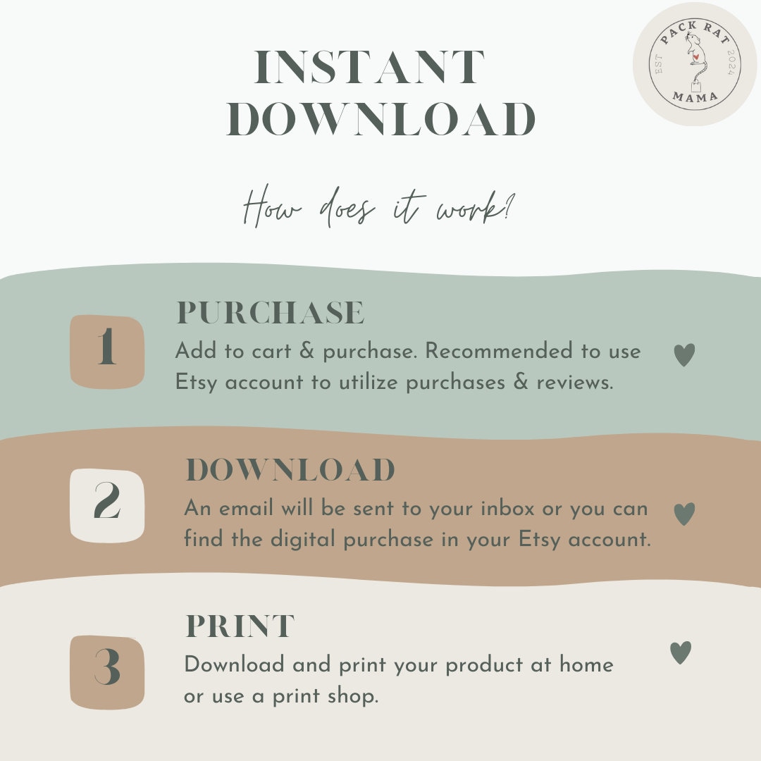 Printable Theme Park Packing List - Etsy