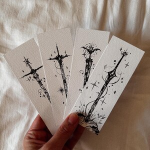 Sword Bookmarks, Reader Gifts, Bookish Gifts, Dark Aesthetic, Dark ...