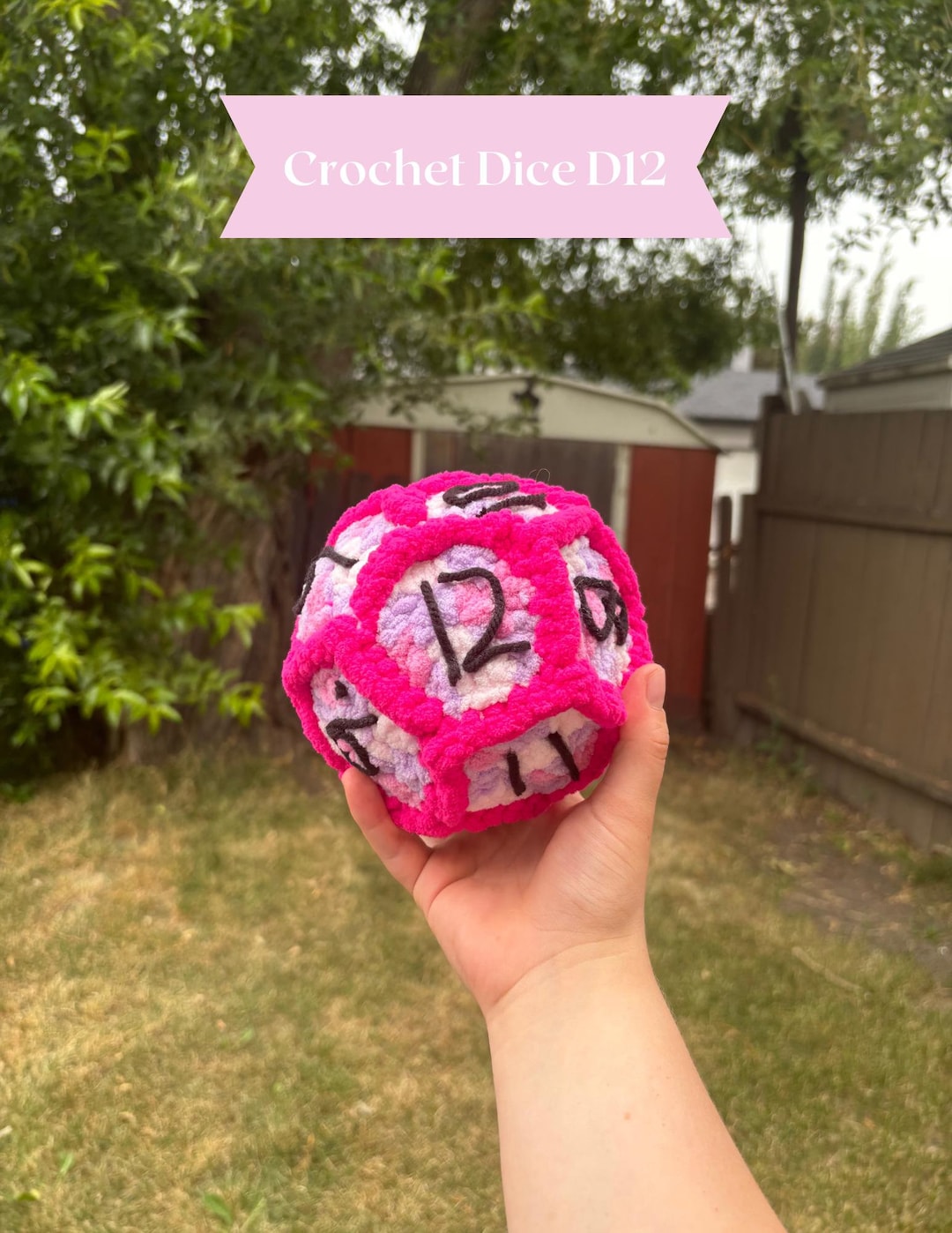 D12 Dice Crochet Pattern - Etsy