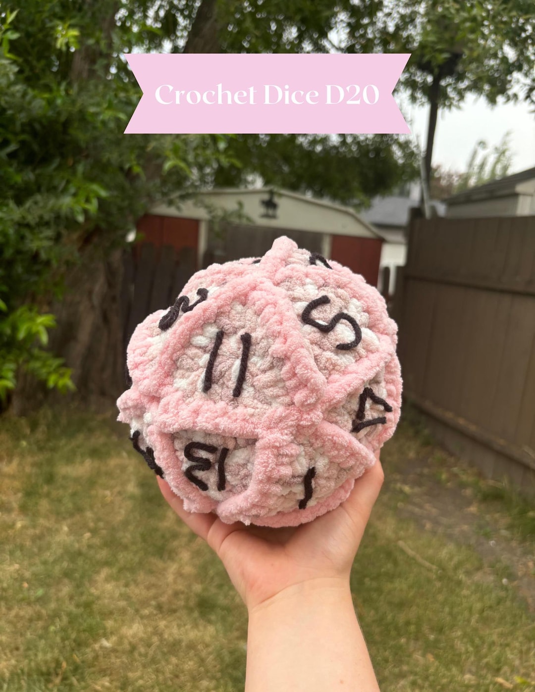 D20 Dice Crochet Pattern - Etsy